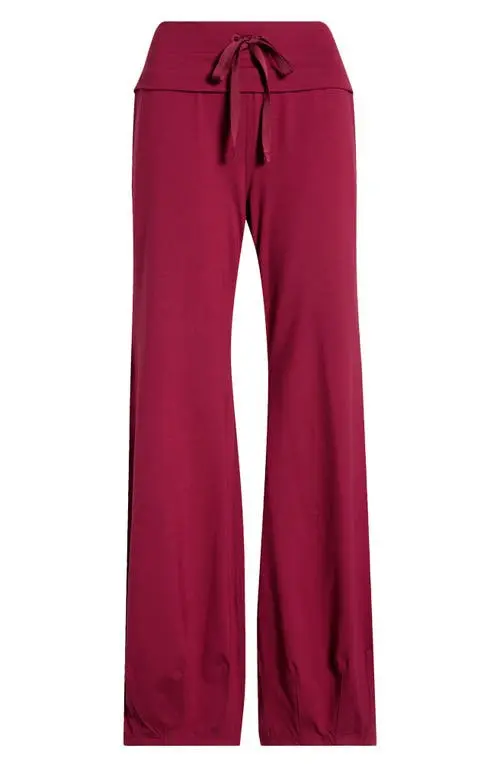 Free People Quick Step Drawstring Flare Pants - Brick