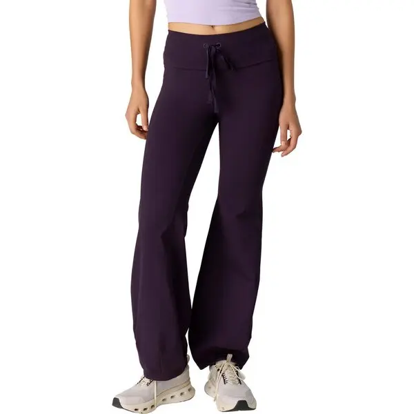 Free People Quick Step Drawstring Flare Pants - Mars