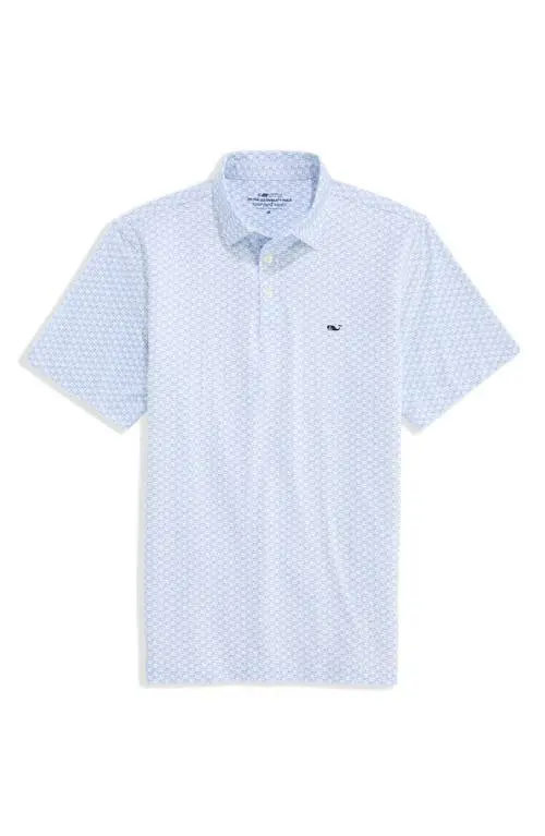 Vineyard Vines Sankaty Performance Polo - Redfish Micro