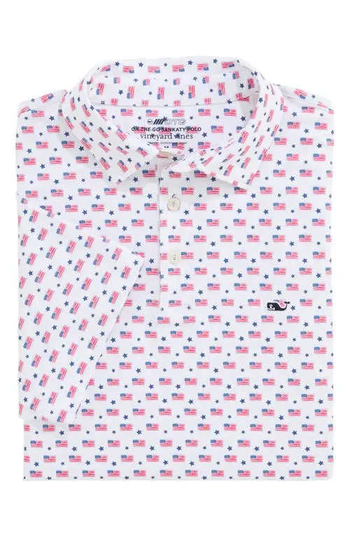 Vineyard Vines Sankaty Performance Polo - White