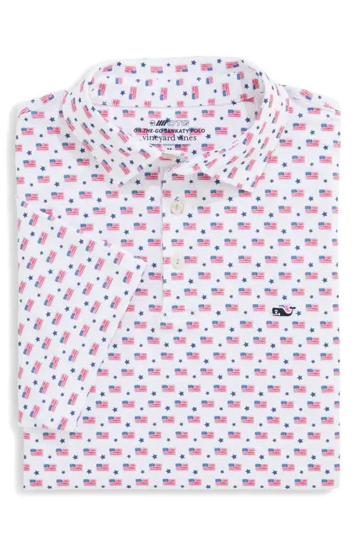 Vineyard Vines Sankaty Performance Polo - White