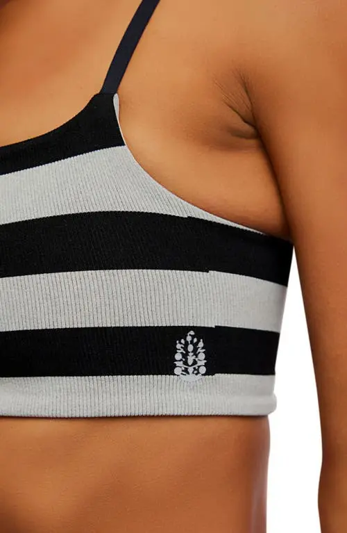 Free People Tighten Up Reversible Bra - Black Combo