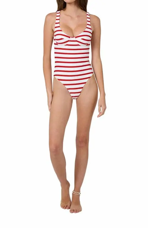 WeWoreWhat Scoop Underwire One-piece Swimsuit