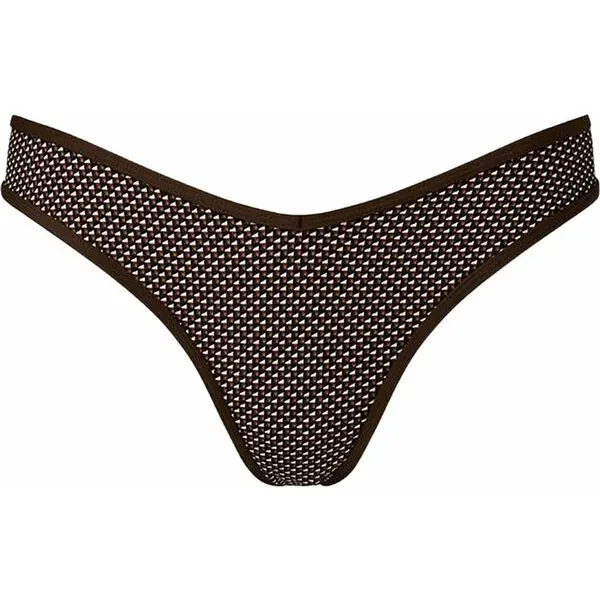 WeWoreWhat Delilah Bikini Bottom - Mahogany