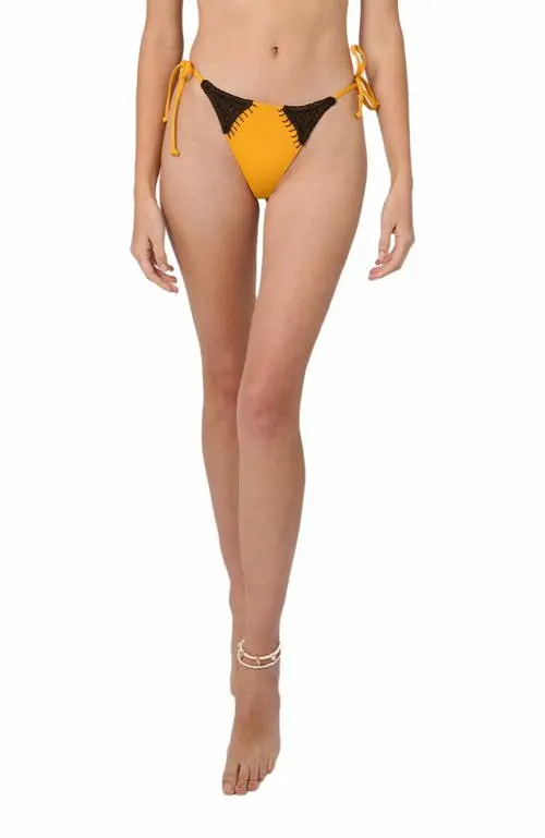 WeWoreWhat Crochet Side-tie Bikini Bottom