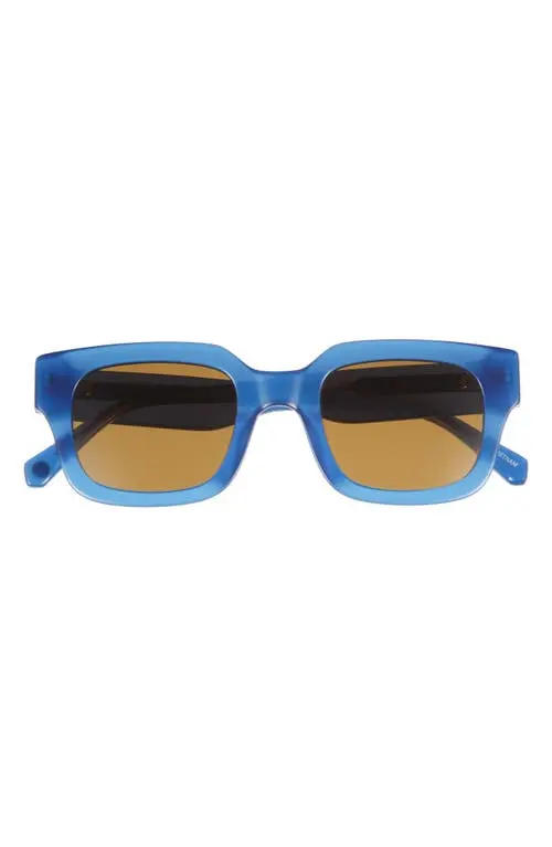 Eyebobs Square Frame Polarized Sunglasses - Sapphire Blue/brown