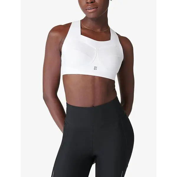 Sweaty Betty Zero Gravity Stretch-woven Sports Bra - White A