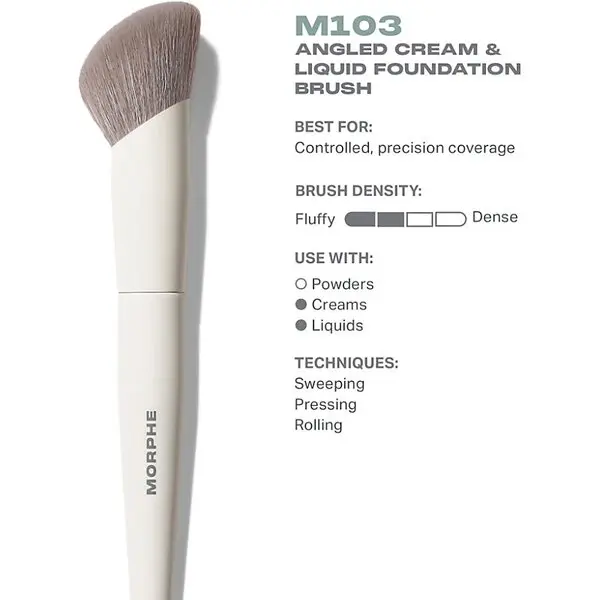 MORPHE M103 Angled Cream & Liquid Foundation Brush