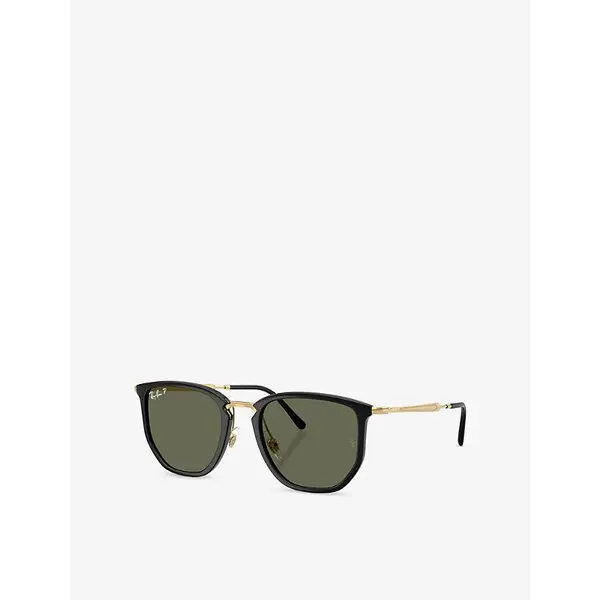 Ray-ban Irregular-frame Nylon Sunglasses - Black