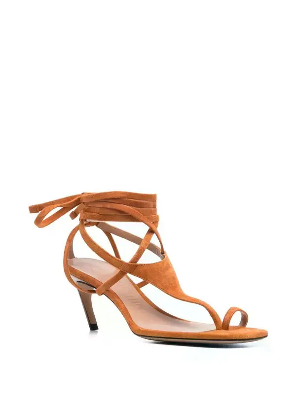 Attico 65mm Nova Sandals - Brown