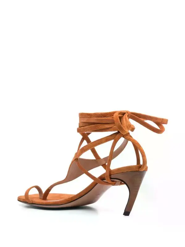 Attico 65mm Nova Sandals - Brown