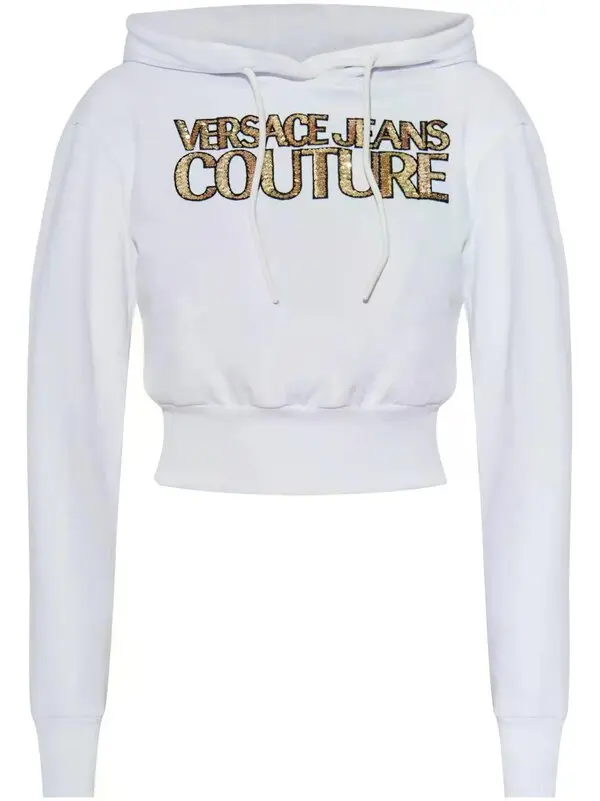 Versace Cotton Hoodie - White