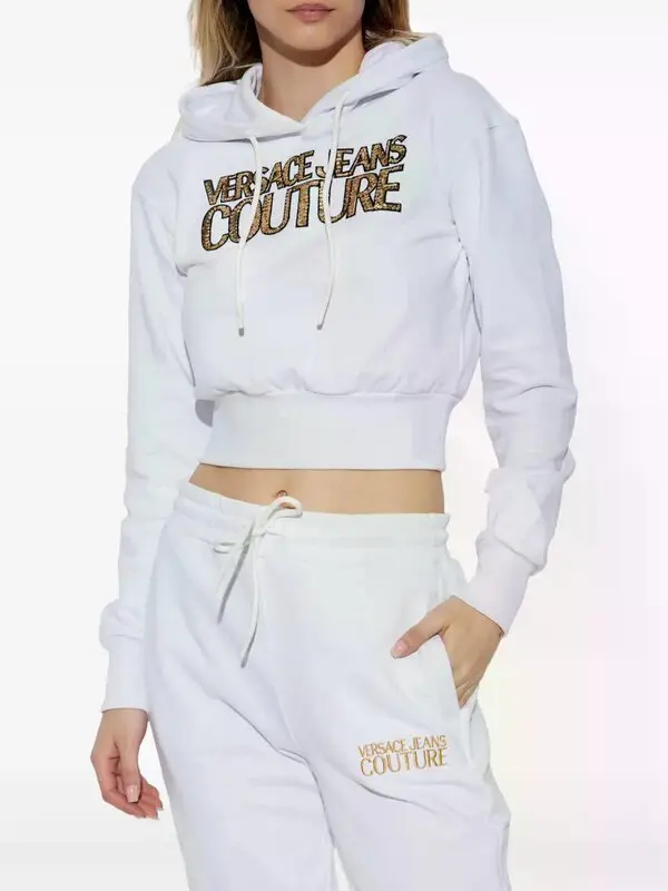 Versace Cotton Hoodie - White