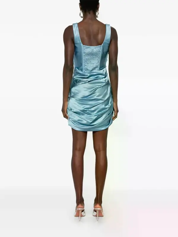 Giuseppe Di Morabito Cowl-effect Minidress - Blue