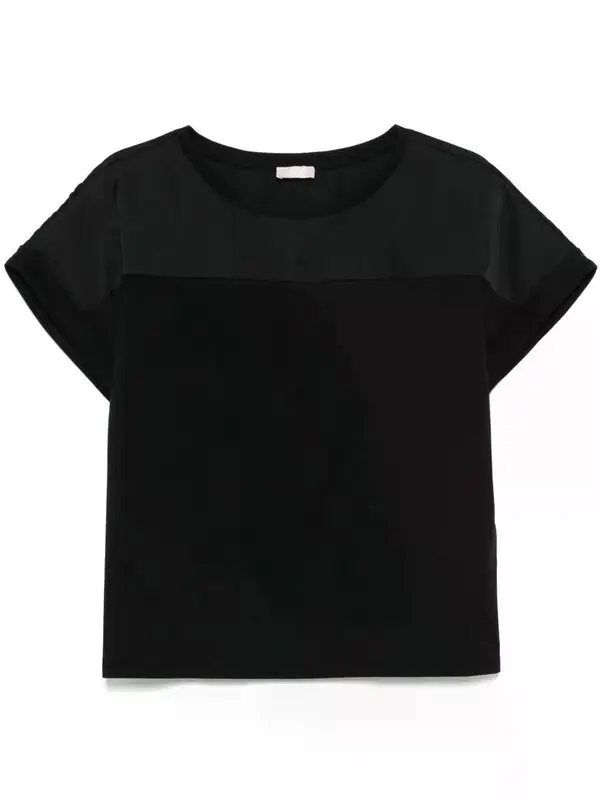 Liu Jo Satin-panel T-shirt