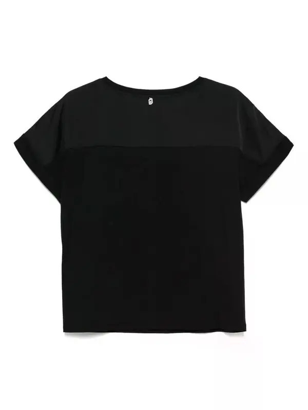 Liu Jo Satin-panel T-shirt