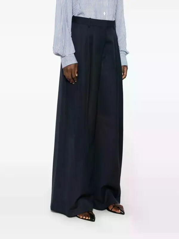 Theory Tapered High-waisted Trousers