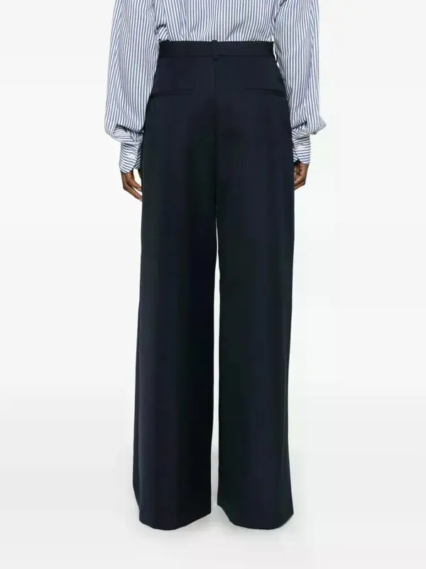 Theory Tapered High-waisted Trousers