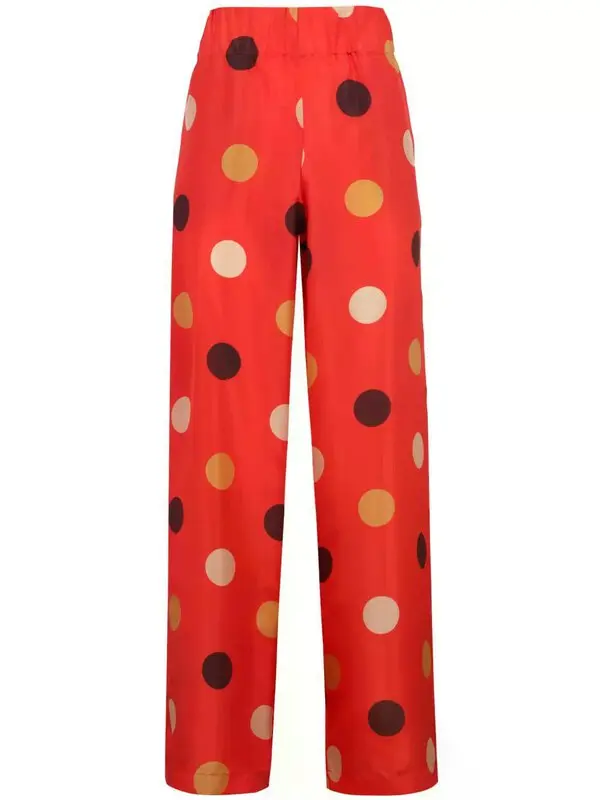 Aspesi Polka Dot Print Trousers