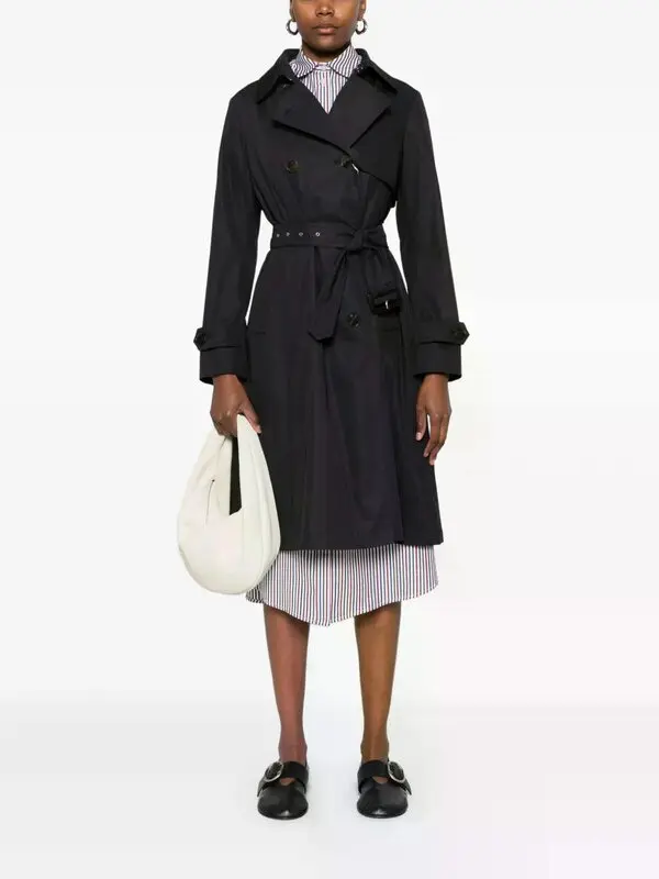 Herno Belted Trench Coat - Blue