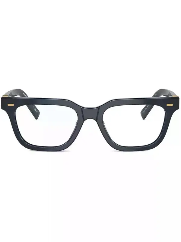 Miu Miu Rectangle-frame Glasses - Blue