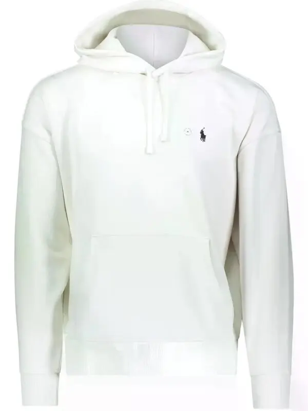 Polo Ralph Lauren Logo-embroidered Hoodie - White