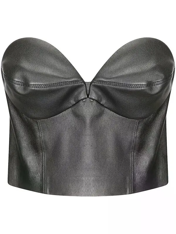 DESA 1972 Leather Bustier Top