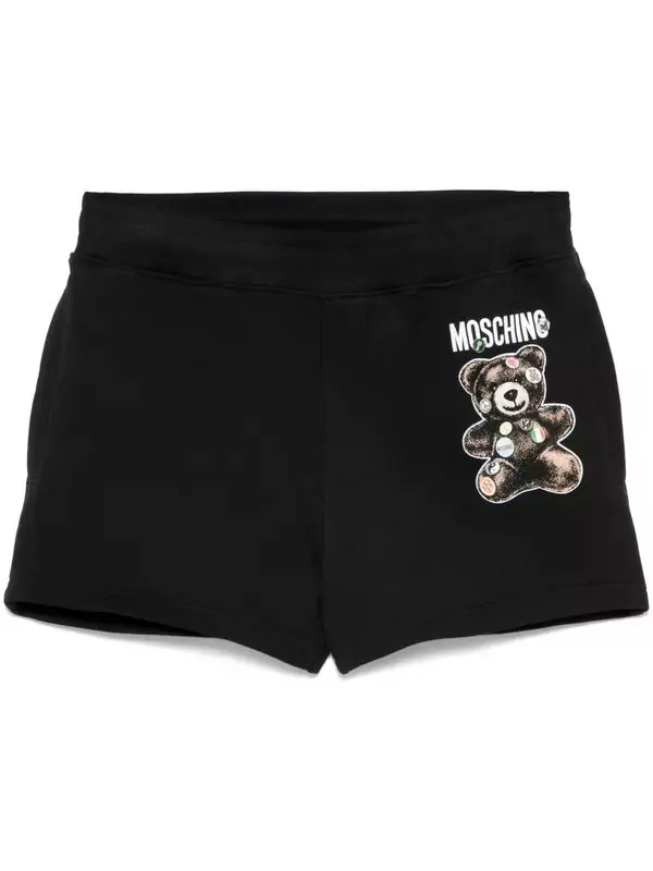 Moschino Teddy Bear-print Track Shorts