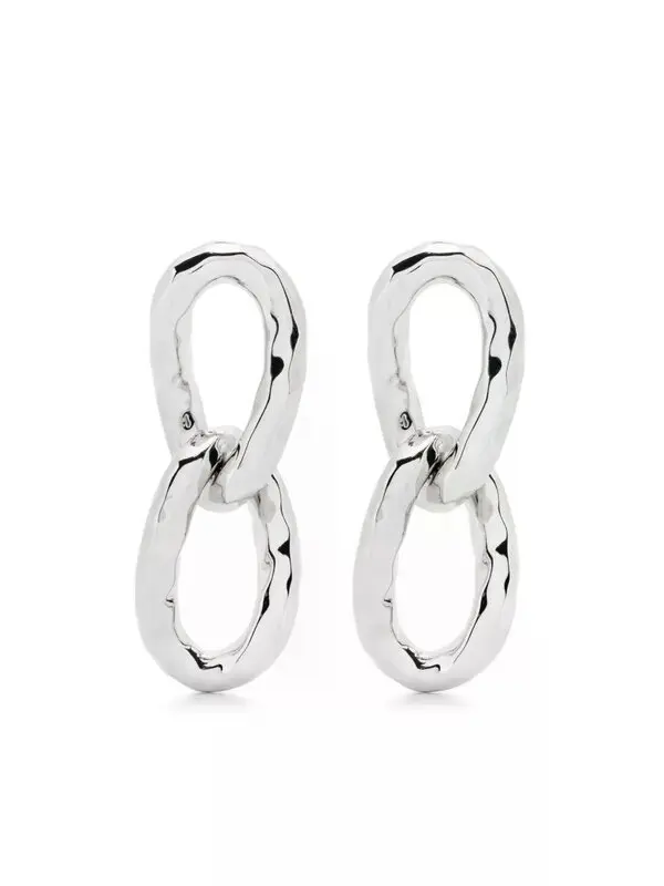 JIL SANDER Chain-link Earrings - Silver