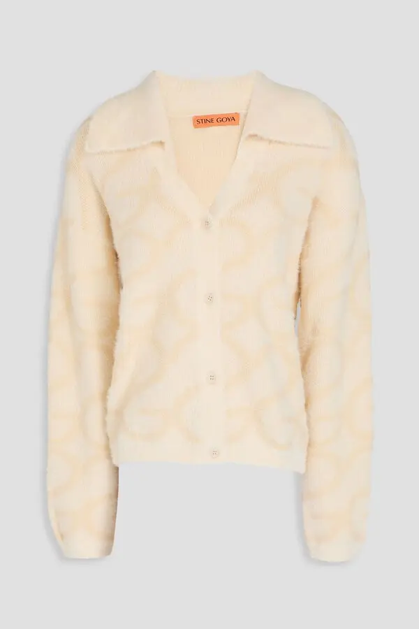 Stine Goya Jacquard-knit Cardigan