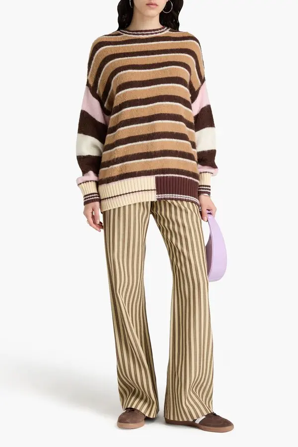 Stine Goya Striped Knitted Sweater