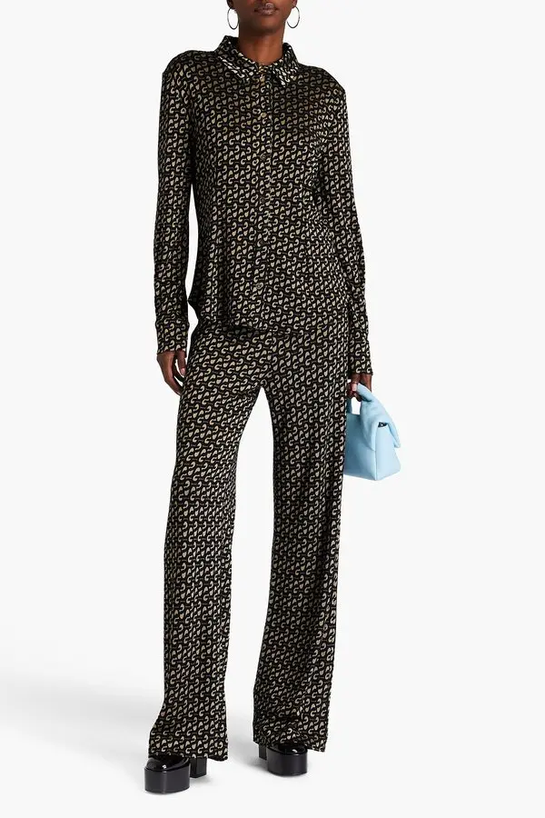 Stine Goya Minus Jacquard-knit Shirt