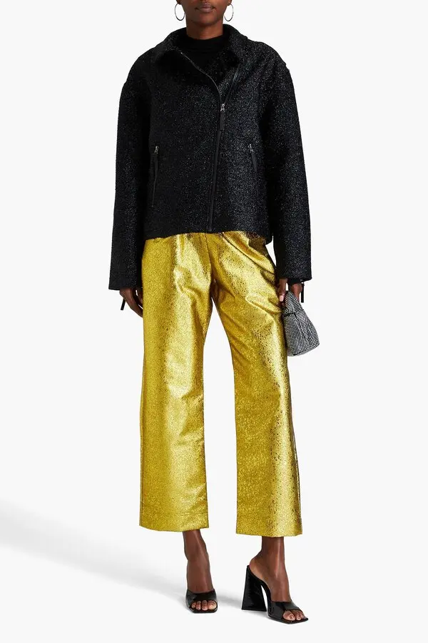 Stine Goya Rockey Tinsel Biker Jacket