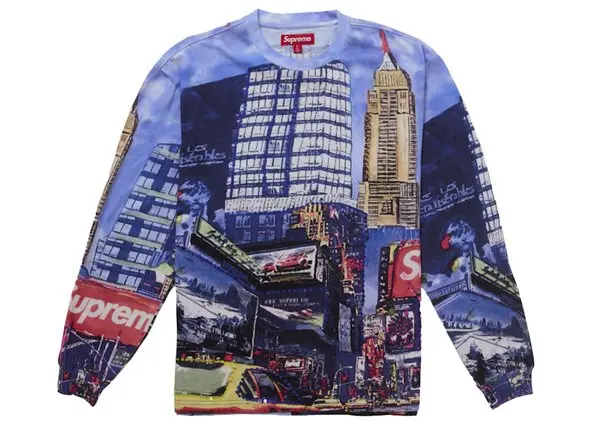 Supreme Skyline Sequin Long Sleeve Top