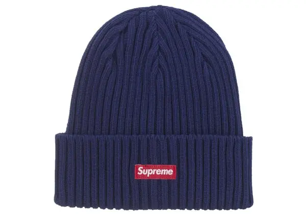 Supreme Overdyed Beanie - Navy Blue