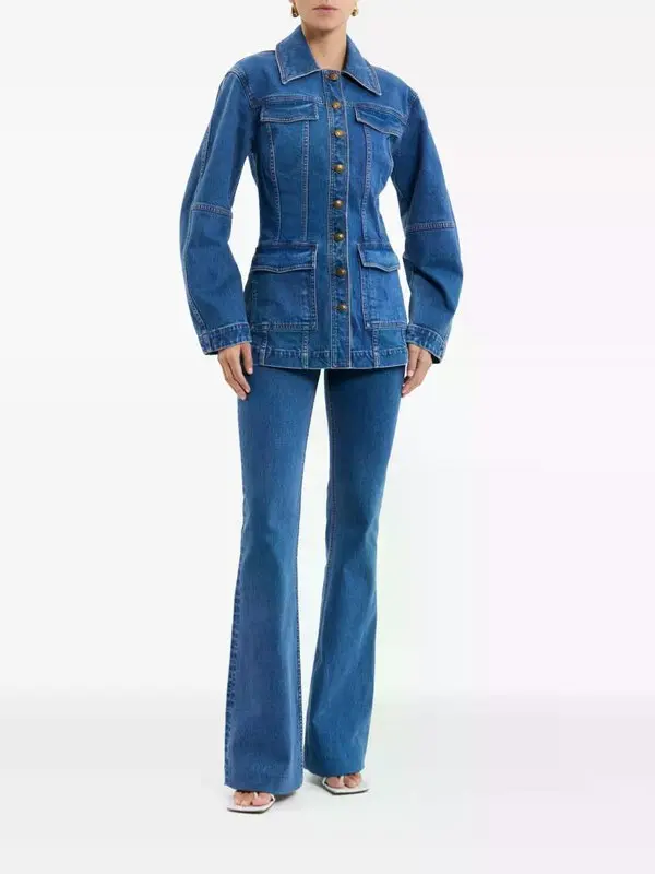 Rebecca Vallance Aviator Jacket - Blue