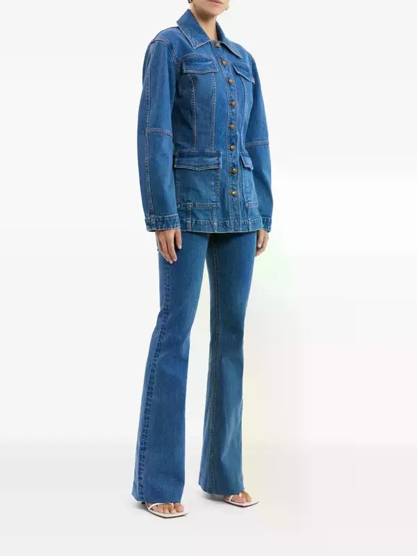 Rebecca Vallance Aviator Jacket - Blue