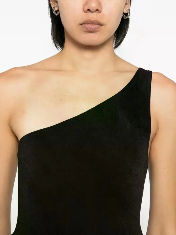 REFORMATION Maddie One-shoulder Top - Black