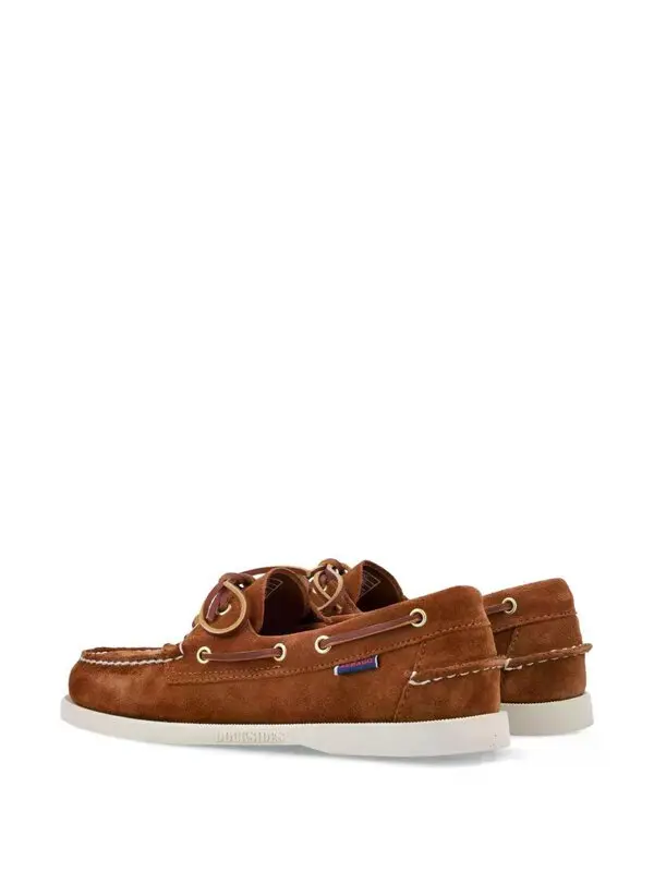 SEBAGO Portland Artisan Suede Loafers - Brown