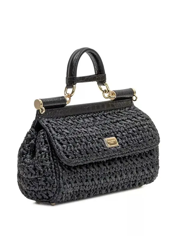 Dolce & Gabbana Logo-plaque Tote - Black
