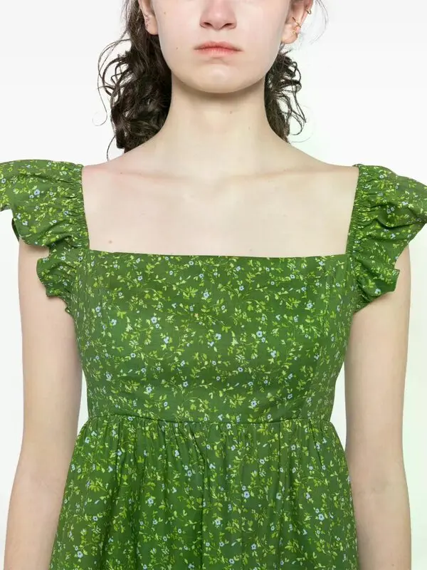 Reformation Jeune Dress - Green | Editorialist