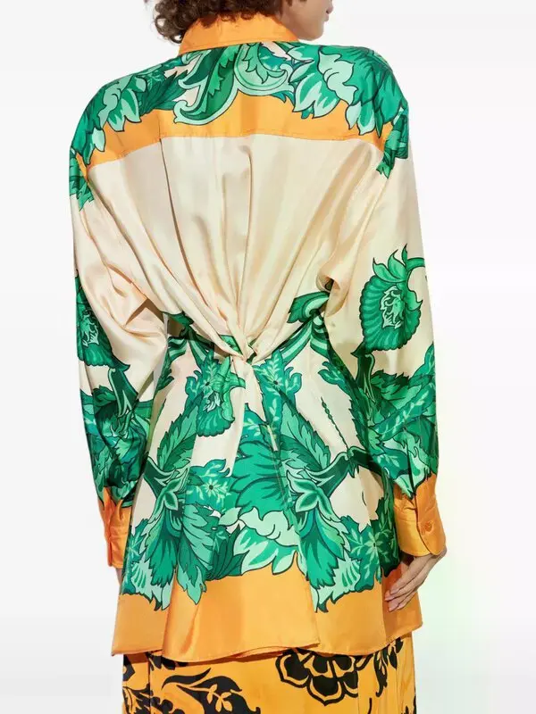 Etro Floral-print Silk Shirt