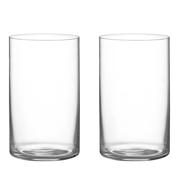 ORREFORS Geometry Beer Glass, Set Of 2 - No Color