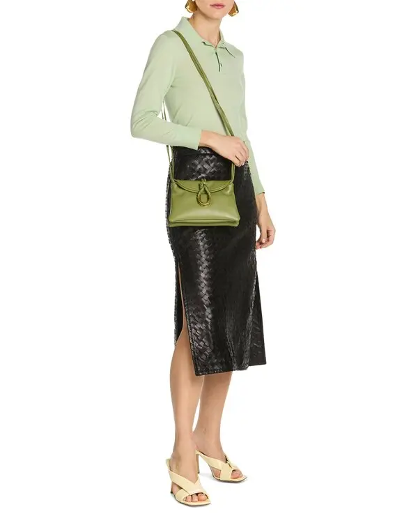 Bottega Veneta Baby Liberta Crossbody - Ecru/matcha/brass