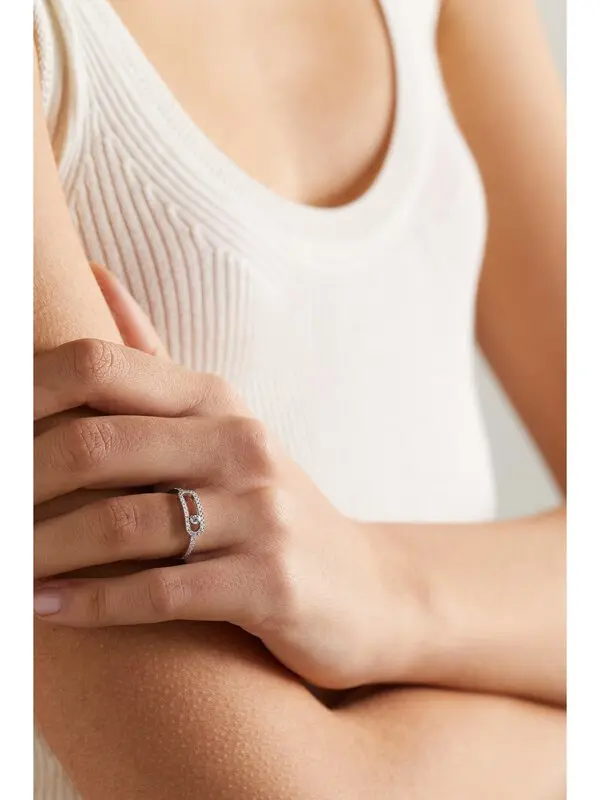 Messika 18-karat White Gold Diamond Ring