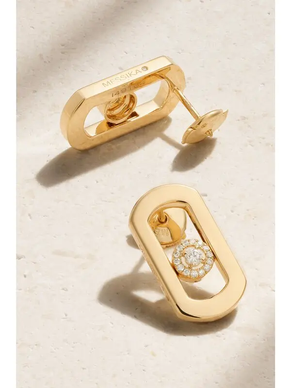 Messika Move Citizen 18-karat Diamond Earrings