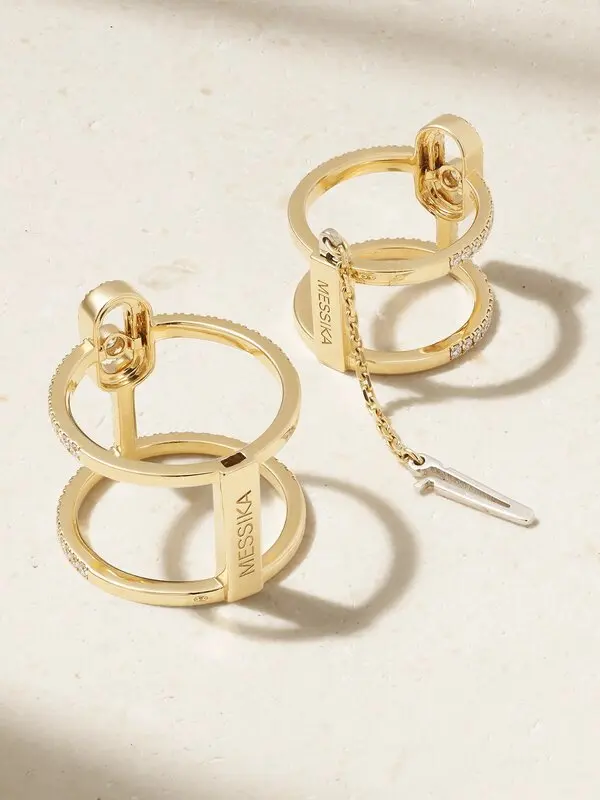 Messika Move Uno Double 18-karat Diamond Ring