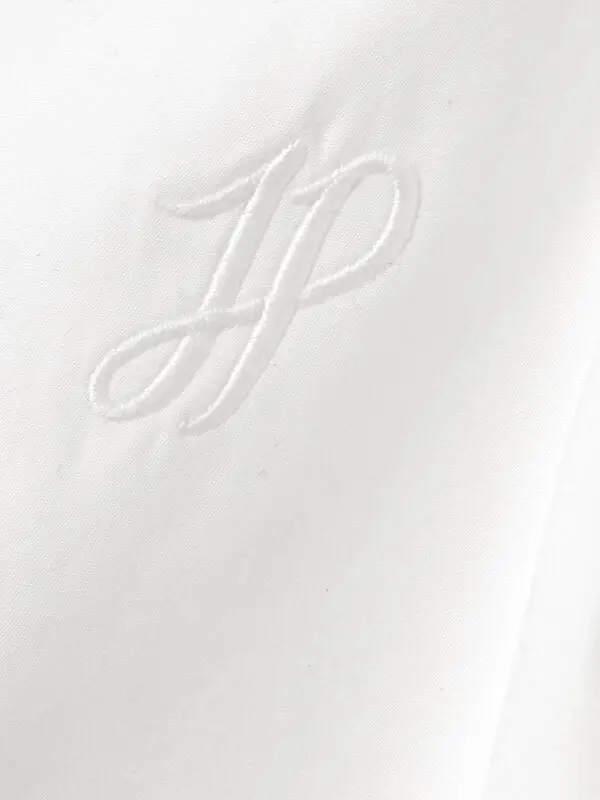 PATOU Cropped Cotton-poplin Top