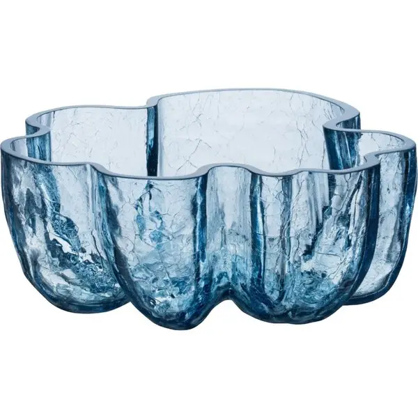 KOSTA BODA Crackle Bowl - Blue