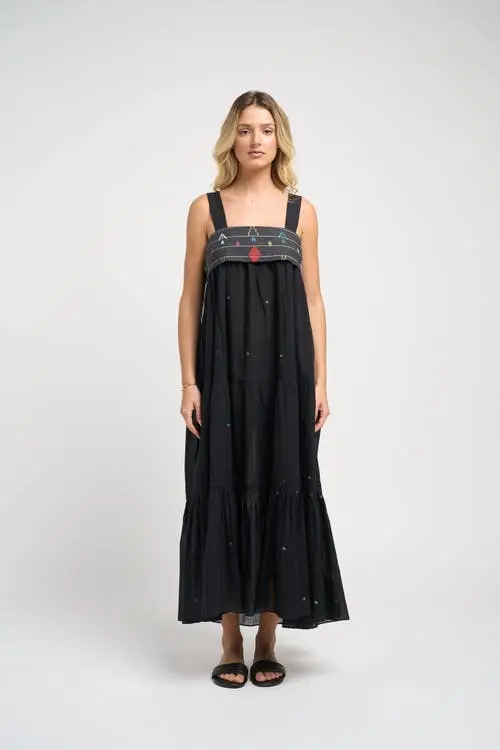 GUADALUPE DESIGN Isabella Jamdani Dress